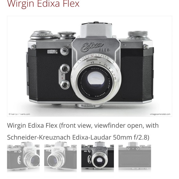 edixa flex | Cameras, Photo & Video | Wirgin Edixa Flex Vintage Camera ...
